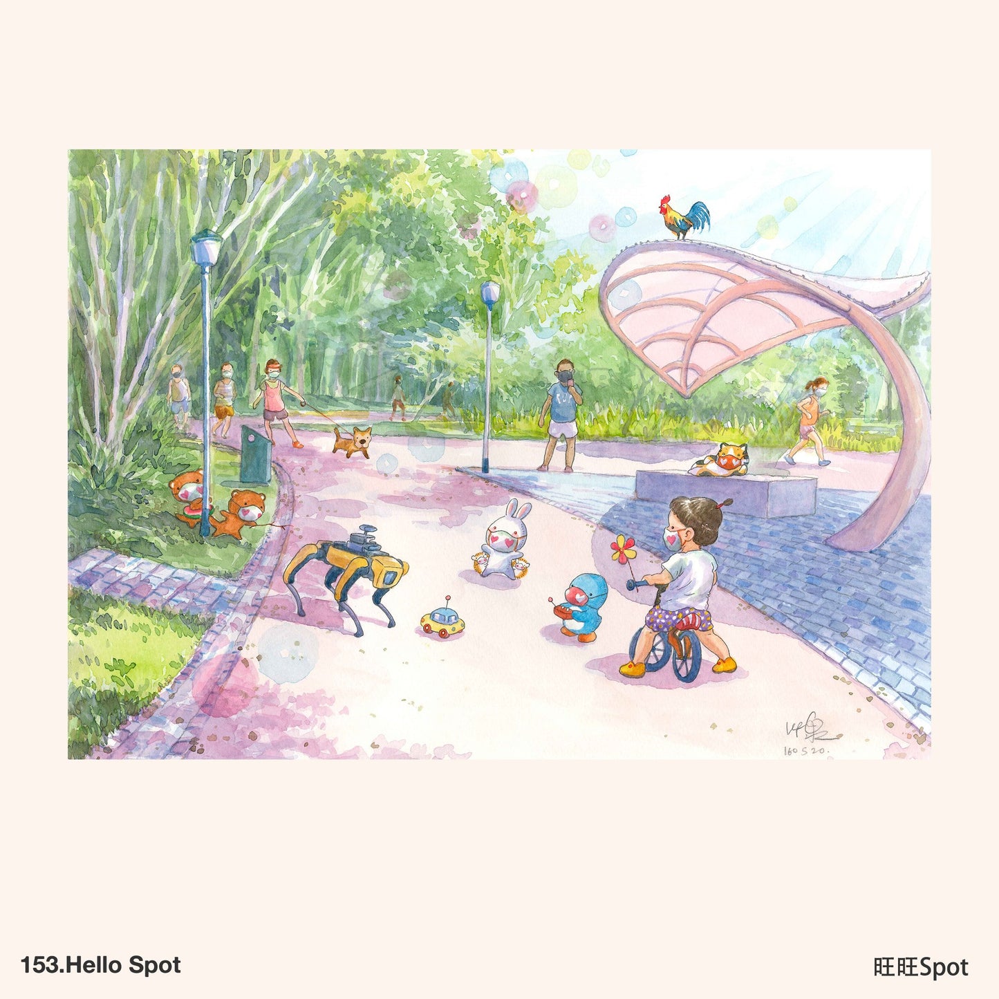 153.Hello Spot Artwork – Independent Market